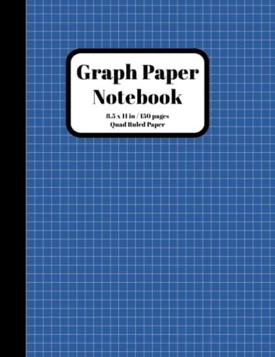 Graph Paper Notebook: Grid Paper Notebook, Grid Paper, Quad Ruled 4x4 ...