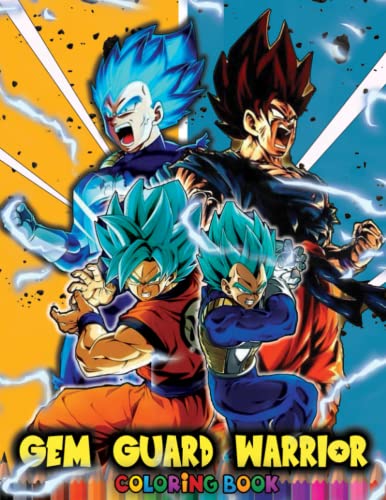 Gem Guard Warrior Coloring Book: Leave the stresses of everyday life ...