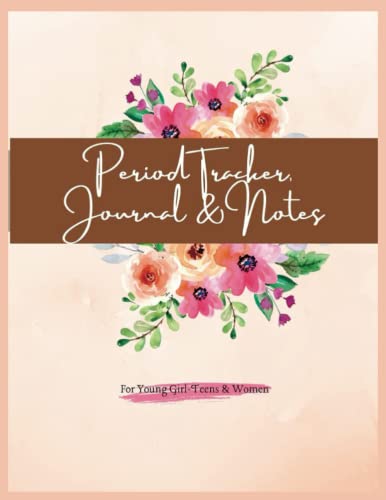 Period Tracker, Journal & Notes: 24-month Amazing Period Cycle Tracking ...