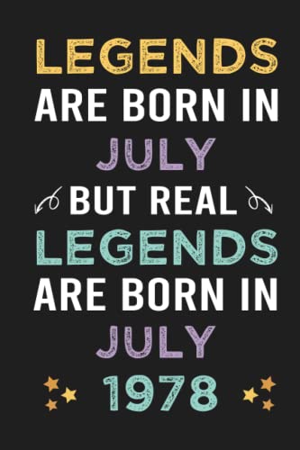 Legends Are Born In JULY But Real Legends Are Born In JULY 1978: Happy ...