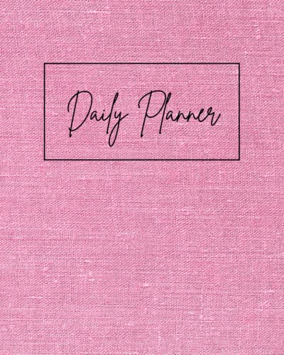 Daily Planner: 8 inch x 10 inch personal daily planner (120 pages). Non ...