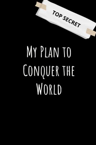 Secret plan: a journal for the plans to take over the world by Top ...