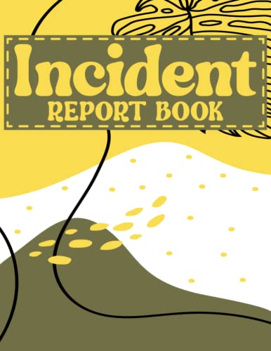 Incident Report Book: Accident & Incident Report Book | Health & Safety ...