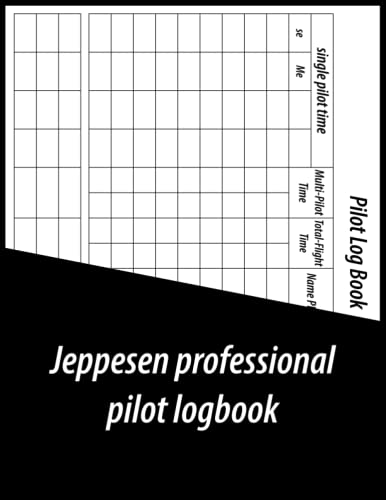 Jeppesen professional pilot logbook: Jeppesen pilot log book for ...