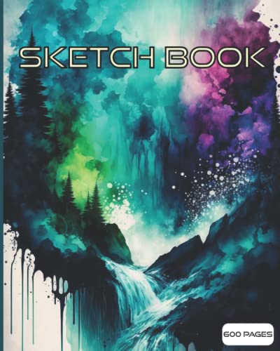 600 Pages Sketch Book: Giant Blank Sketchbook 600 Pages, 8'' x 10 ...