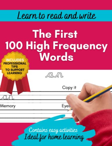 Learn to Read & Write the First 100 High Frequency Words: Simple ...