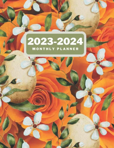 2 Years Monthly Planner 2023-2024: Big Size Calendar From January 2023 ...