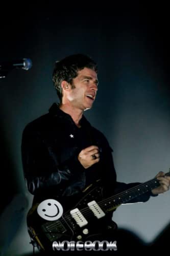 Fan: Noel Gallagher Oasis Music Notebook Wide Ruled Paper Notebook ...