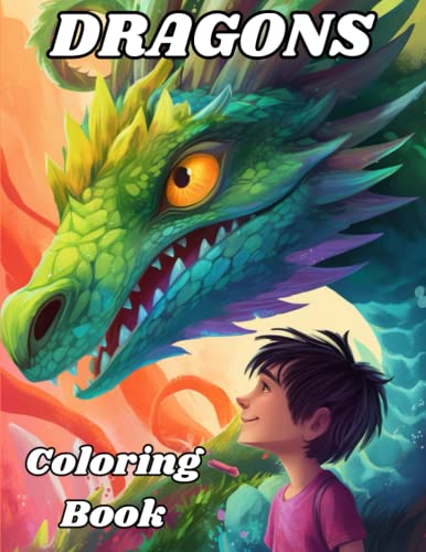 Dragons Coloring Book - A Coloring Book for Kids: 30 Motifs - Coloring ...
