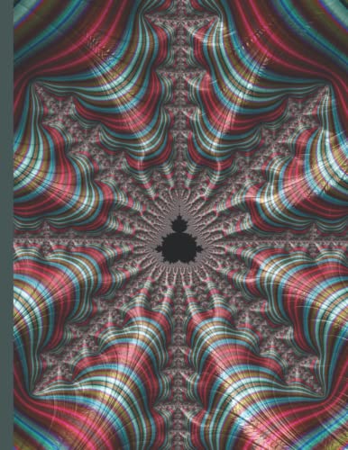 Graph Paper Notebook: Fractal Mandelbrot Design 4x4 Graph Paper by ...