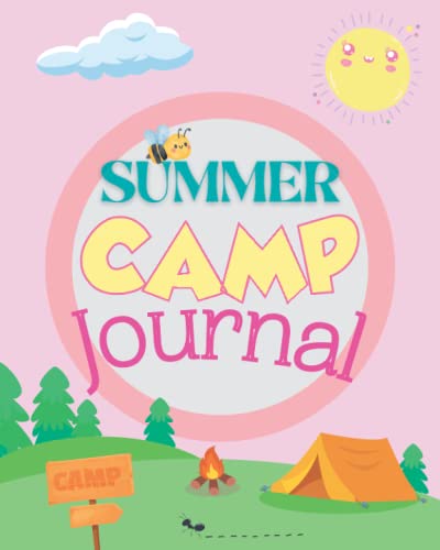 My Summer Camp Journal: A Summer Camping Log Book for Girls with ...