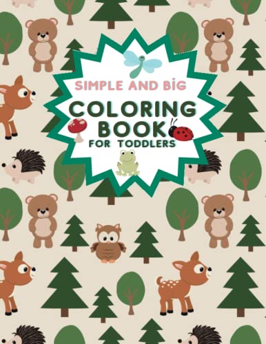 "100 Easy and Fun Coloring Things: A Simple and Big Coloring Book for ...