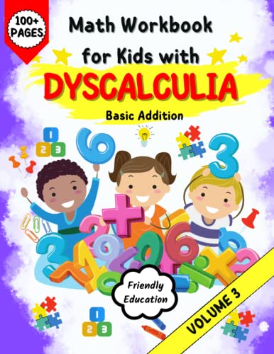 Dyscalculia: Math Workbook for Kids - A resource toolkit book with 100 ...