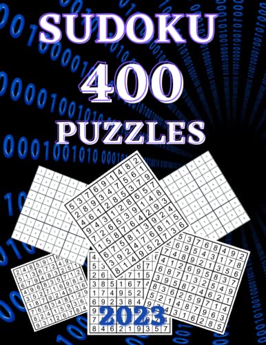 400 Sudoku Puzzles with solutions. Unlock Your Brain Potential ...