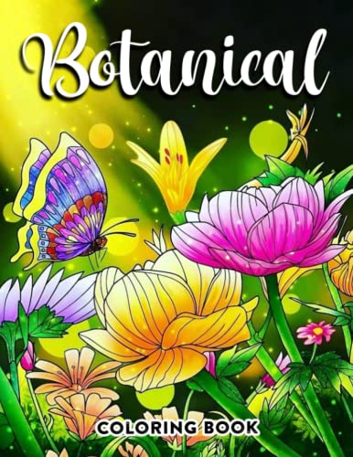 Botanical Coloring Book: Nature's Palette Captivating Coloring Pages ...