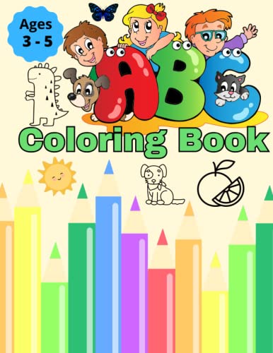 ABC Coloring Book: Children's Coloring Book with 50 pages ...