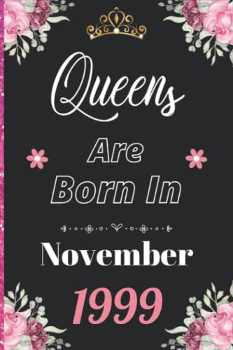 23rd Birthday Gifts For Women: Queens are Born in November 1999 ...