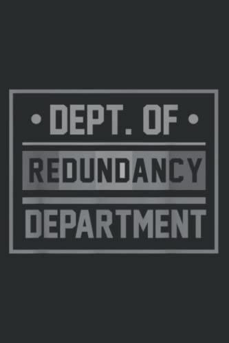 Dept of Redundancy Department.pdf: Lined Journal Notebook with Memo ...