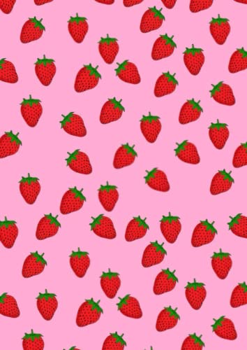 Pink Strawberry A4 Lesson Planner 200 pages: Teacher Gift, Stationary ...