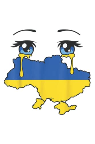 Ukraine Flag Crying Tears for Ukraine: Lined College Ruled Paper ...