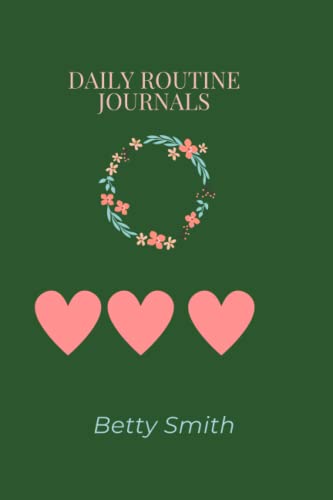 Daily Routine Journals for Everyone: Tracking down Your Joy, Self Care ...