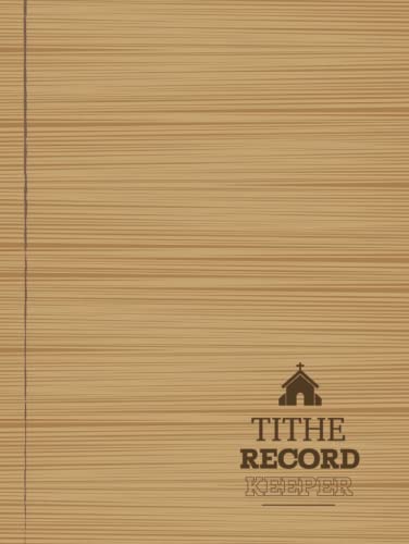Tithe Record Keeper: Offerings Ledger. Note & Track Every Donation ...