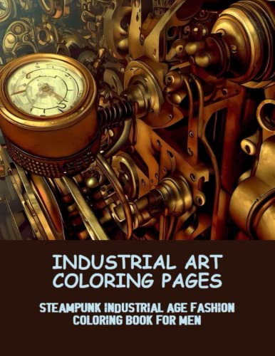Industrial Art Coloring Pages: Steampunk Industrial Age Fashion ...