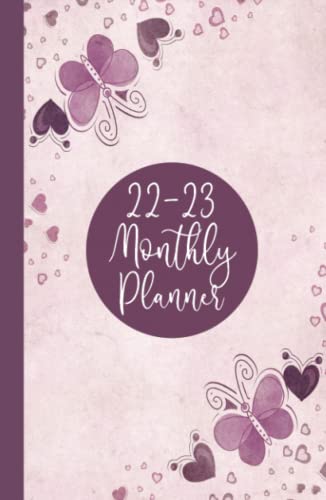 2022-2023 Monthly Planner: 5.5x8.5" Size - At a Glance 18 Months ...