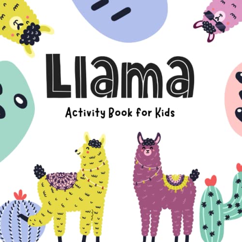 Llama Activity Book for Kids: An Educational Activity Book for Kids ...