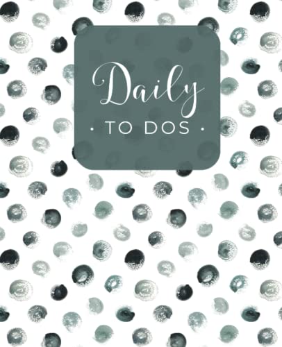 Blue And Green Polka Dot To Do List Journal, Yearly To-Do List Notebook ...