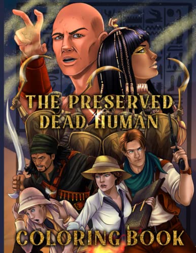 The Preserved Dead Human Coloring Book: Coloring Books Preserved Dead ...
