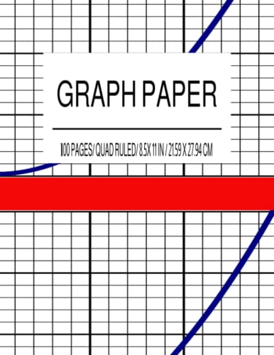 Graph Paper: Quad Ruled 4 x 4 Graph Paper Notebook, Great for Math ...