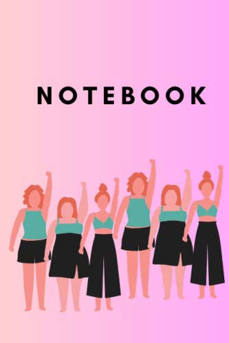 Notebook: Girl Power Design Stunning Matte Two Tone Soft Cover 120 ...