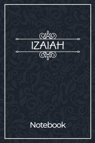Izaiah Gifts: Personalized Notebook for Izaiah / Cute Blank Lined ...