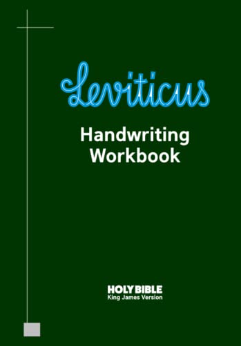 Leviticus handwriting Workbook: to write KJV BIBLE with cursive by King ...