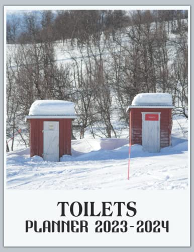 Toilets Around The World Planner Calendar 2023 - 2024: Toilets Around ...
