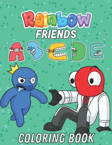 Rainbow Friends Coloring Book: Rainbow Friends. Jumbo Coloring Book For ...