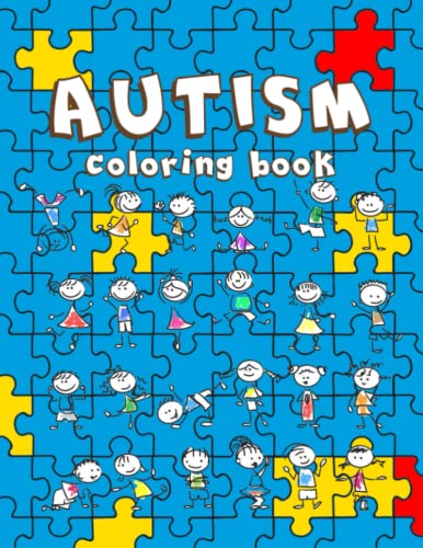 Autism Coloring Book: Light It Up Blue - Best Coloring Book For ...