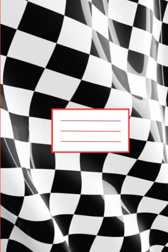 Checkered Flag Composition Notebook: Checkered Flag F1 Motorsport ...