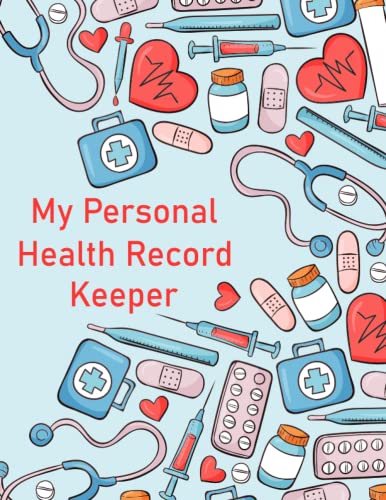 My Personal Health Record Keeper Logbook: Track Family Medical History ...