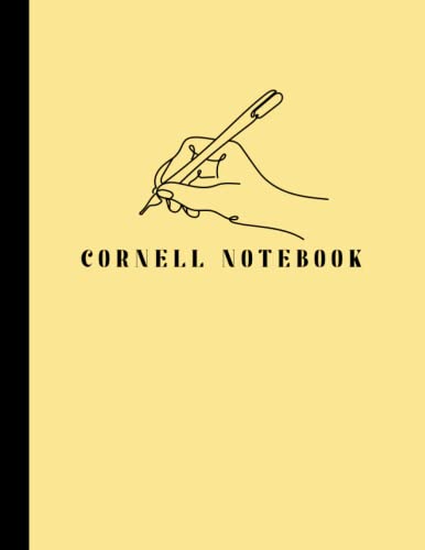 Cornell Notebook: Cornell Style Note-Taking Notebook for Students and ...