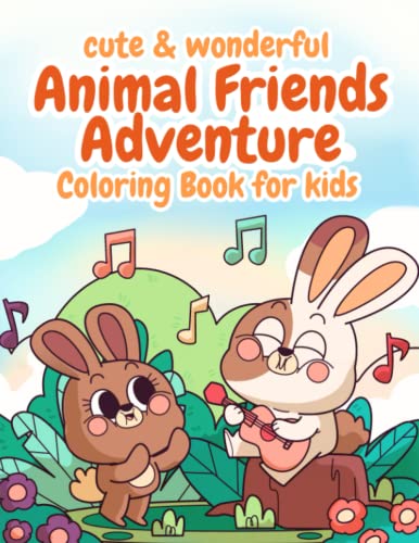 Animal Friends Coloring Adventure: A Fun and Imaginary Coloring Book ...