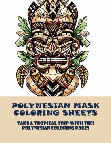 Tiki Mask Coloring Pages