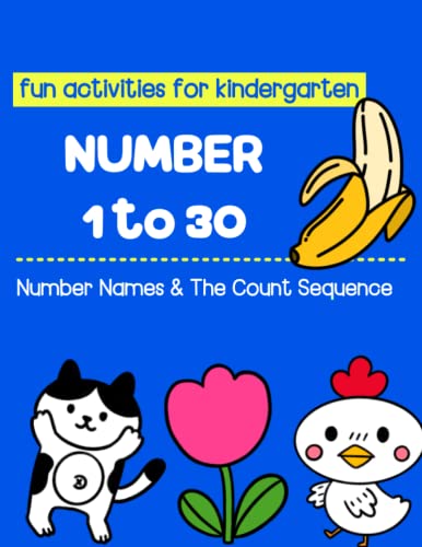Number 1 to 30; Number names and the count sequence: Learn to write and ...