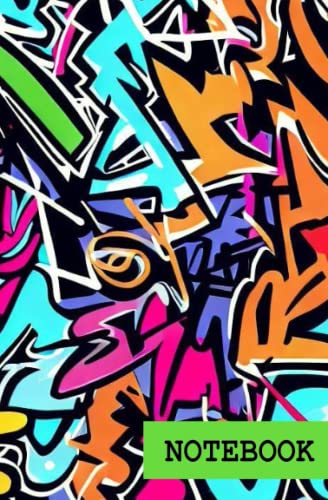 Colourful Graffiti Notes, Writing Paper, Lined Paper, Notebook, Notepad ...