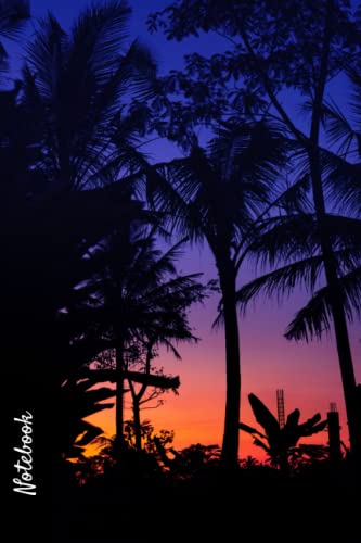 Notebook: Sunset. For nature lovers. Great gift idea for writers, poets ...