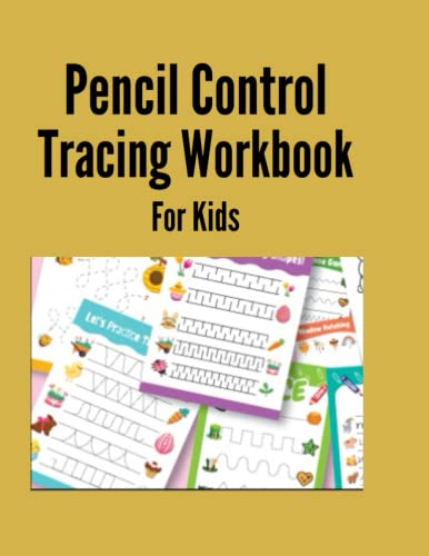 pencil control tracing workbook for kids: Pencil Control Preschool ...