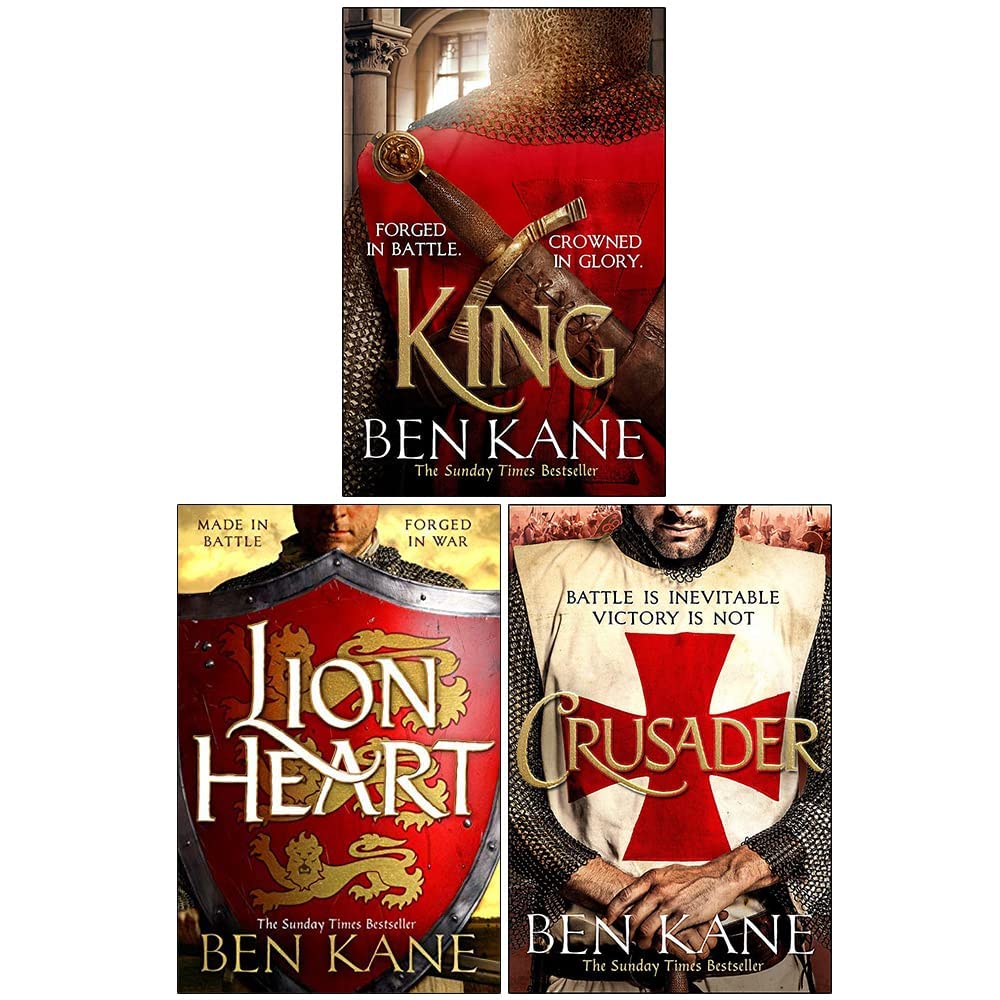Richard the Lionheart Collection 3 Books Set By Ben Kane by Richard the ...