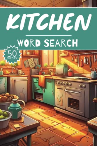Kitchen Word Search: 50 Cooking Puzzles, Word Find, Vocabulary Activity ...