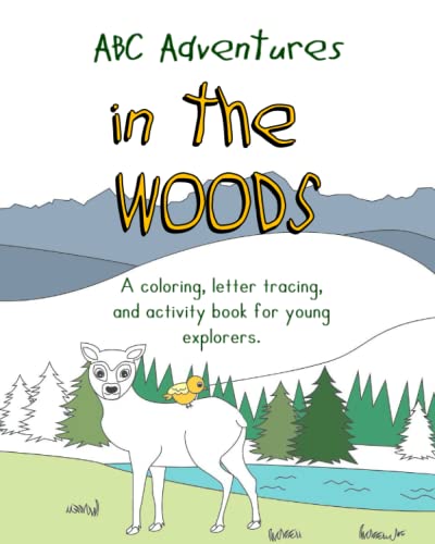 ABC Adventures in the Woods: A Coloring, Letter Tracing, and Activity ...